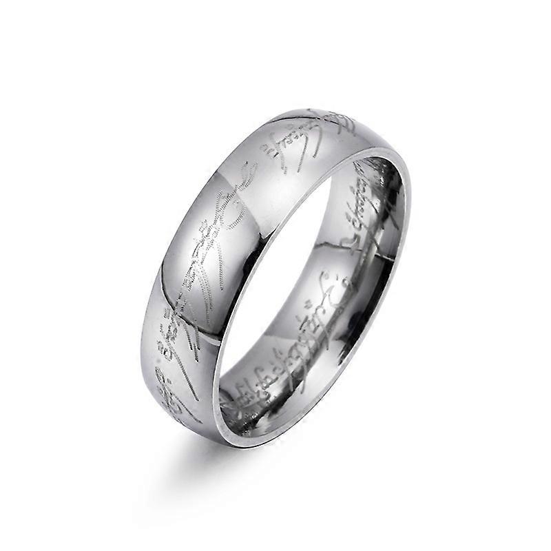 Aragorn Dark Lord Sauron Ring Titanium Steel Lovers' and Women's Tail ...