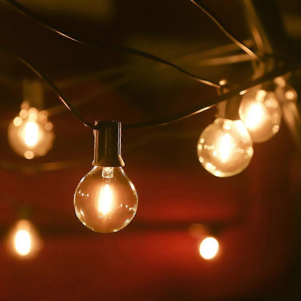 Tomshine AC220V-240V 21.33ft E12 Base G40 LED Fairy String Light No ...