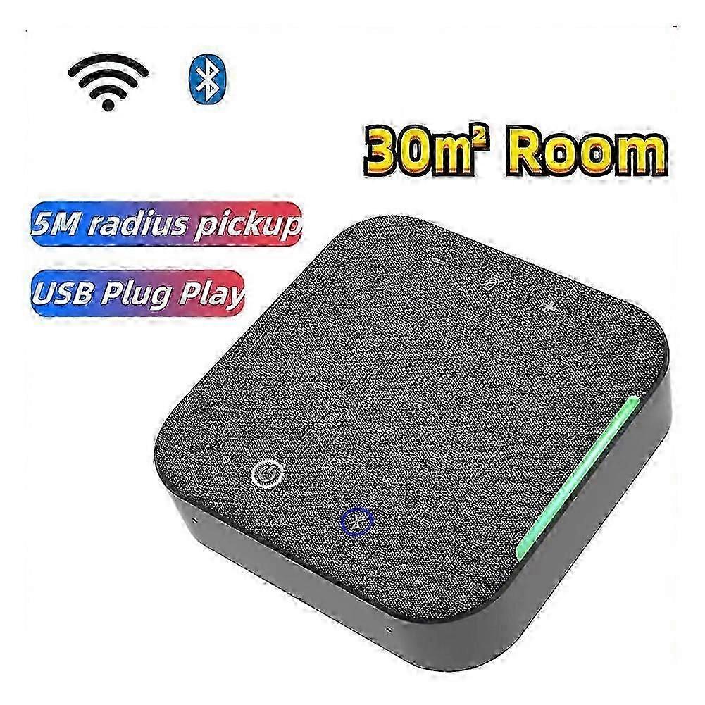 Omnidirectional Microphone Wireless Video Conference Speakerphone USB ...