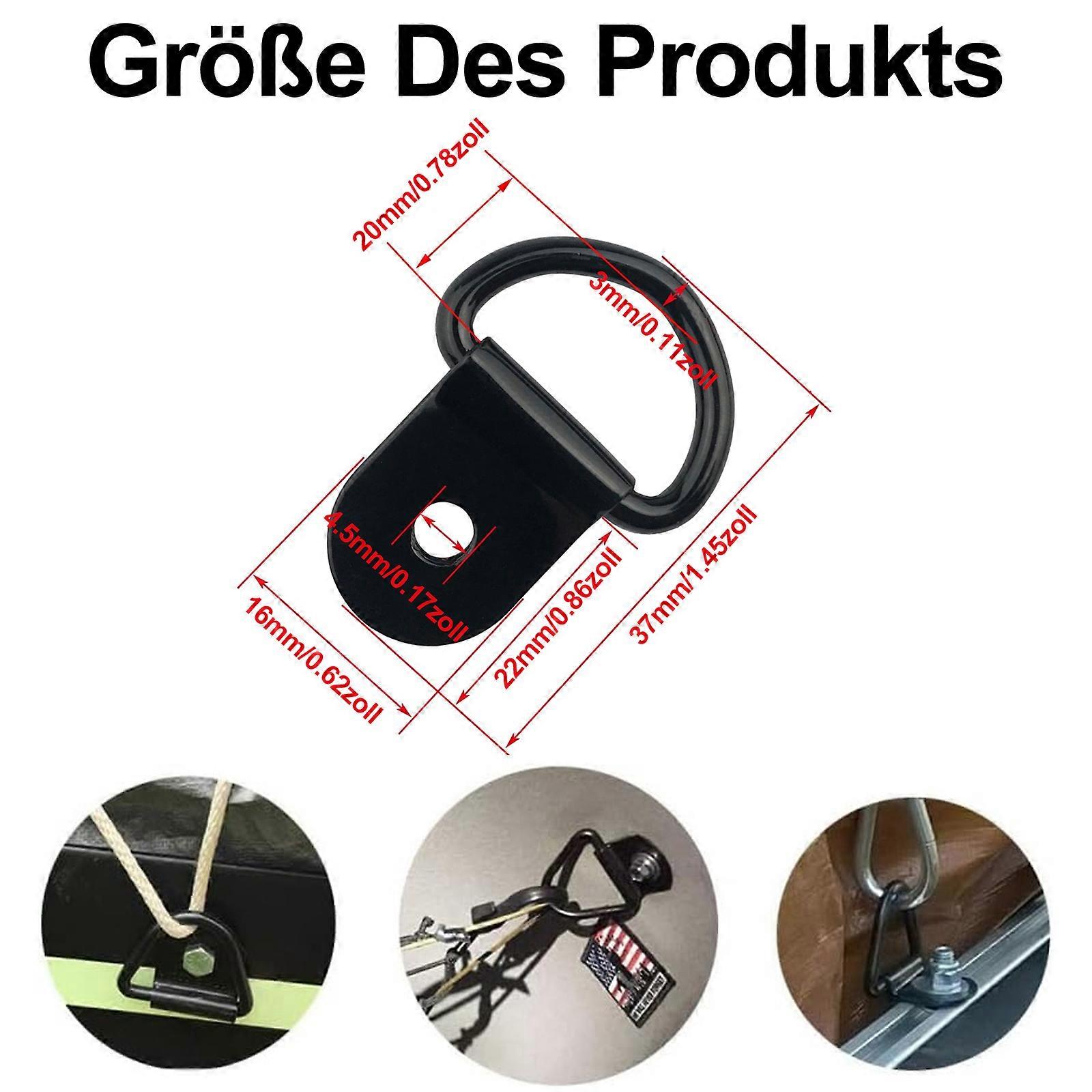 Truck Bed Tie Down Anchors, Easy Mounting Heavy Duty Replacement V Ring ...