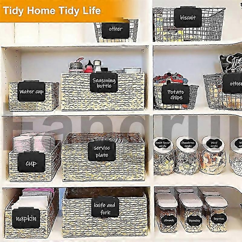 For 24pcs Basket Labels Premium Bin Basket Labels Clip On Pantry Basket ...