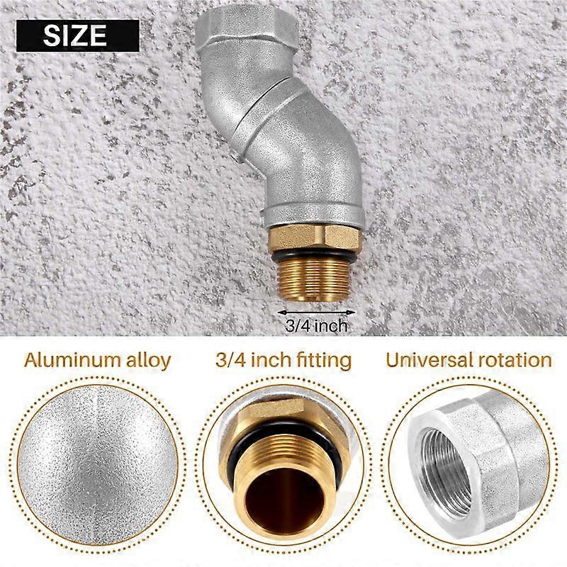 Fuel Hose Swivel 360 Rotating Connector for Fuel Nozzle Multi Plane ...