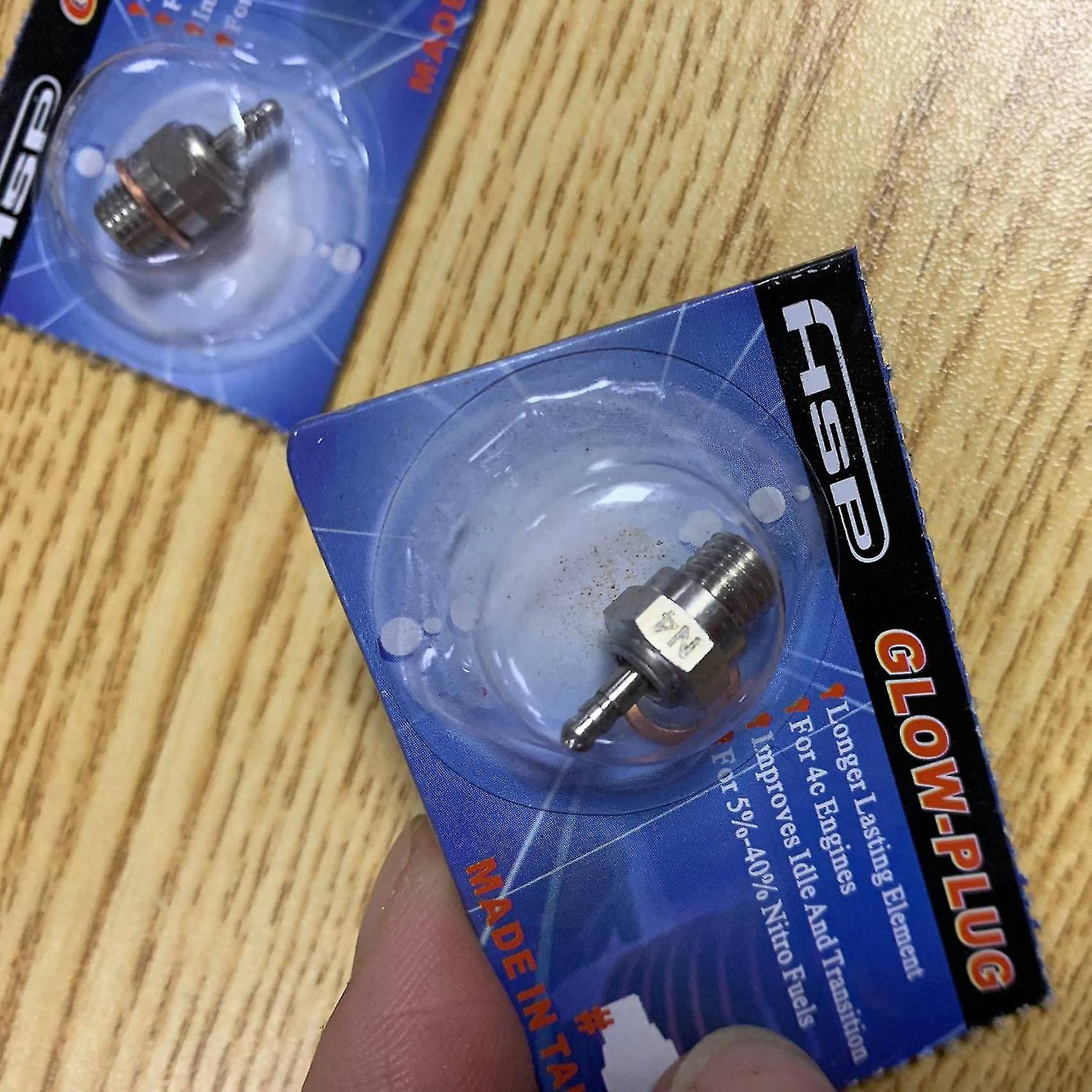 4x N4 Hot Glow Plug Spark For 70117 1/10 1/8 Rc Buggy Truck Vertex ...