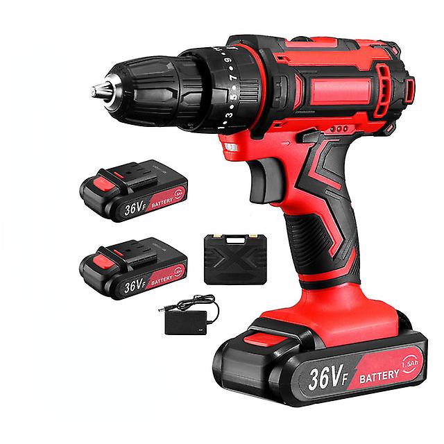 36V 12v Impact Cordless Drill Power Tools Wireless Drills Rechargeable ...