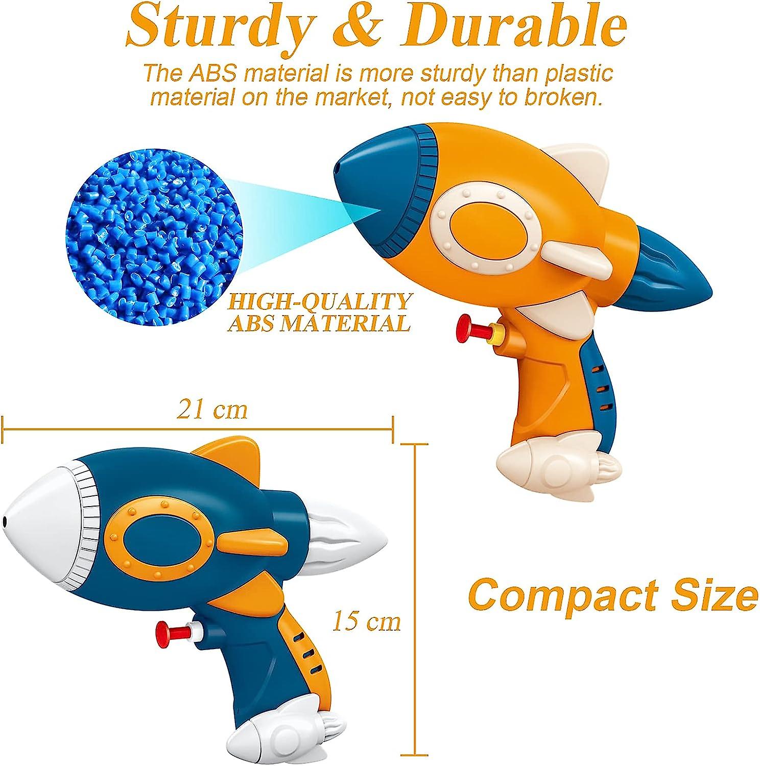 (2 Pack) Water Guns for Kids, Rocket Design Water Pistols for Small ...