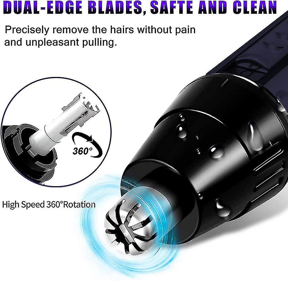 Nose Hair Trimmer,rechargeable Professional Usb Nose Hair Vacuum ...