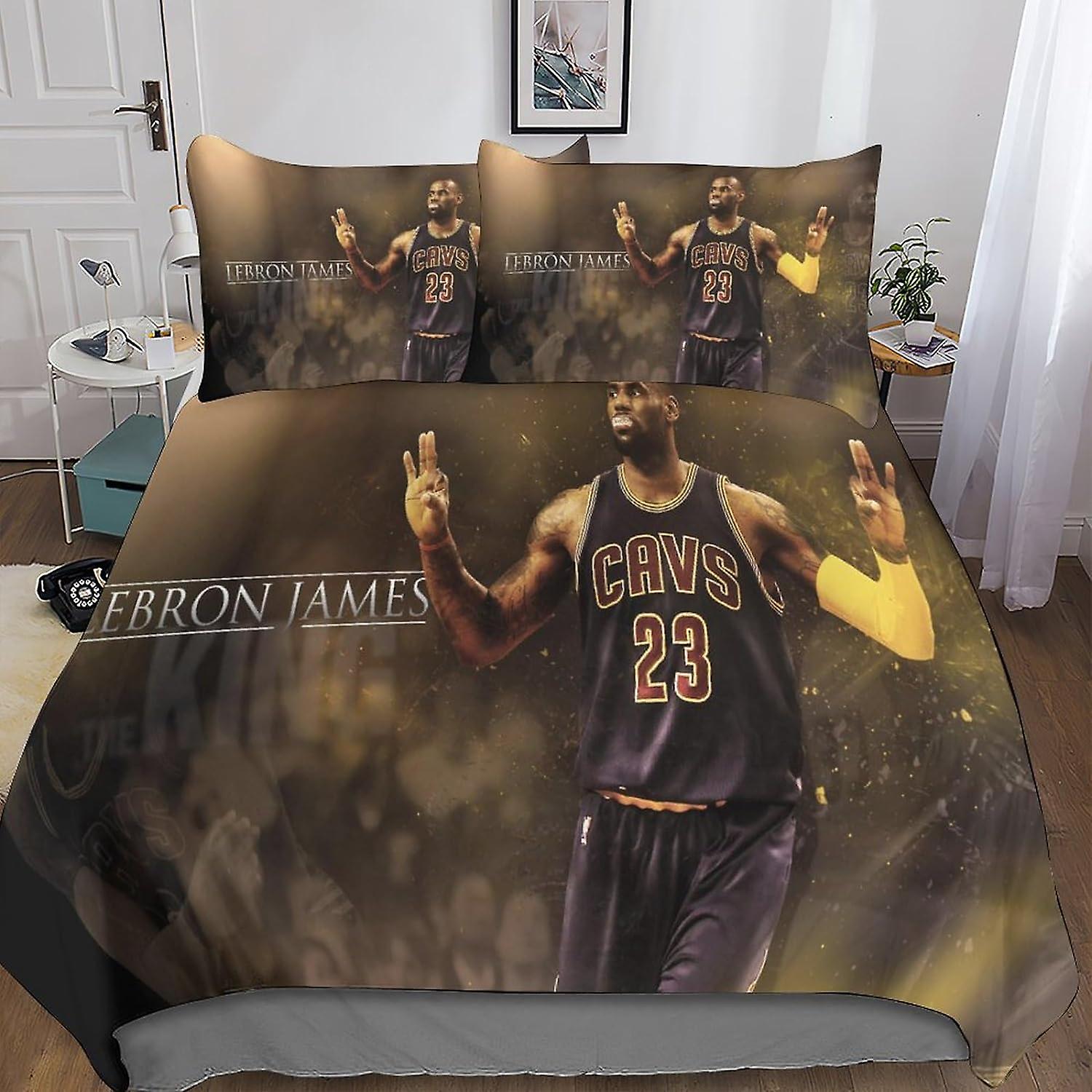 HOUKIG Bedding LeBron James Comforter Set 3D Printed Reversible Bed ...