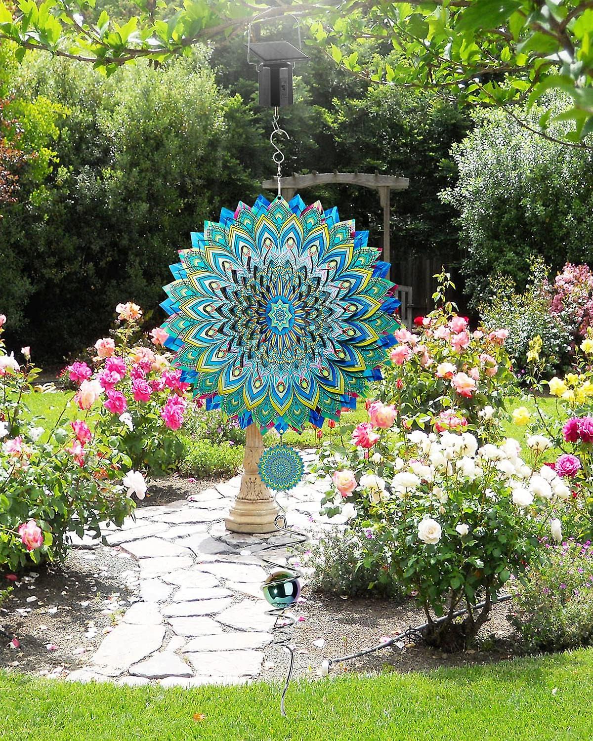 Solar Powered Wind Spinner Motor, Mobile Rotating Motor, Small ...