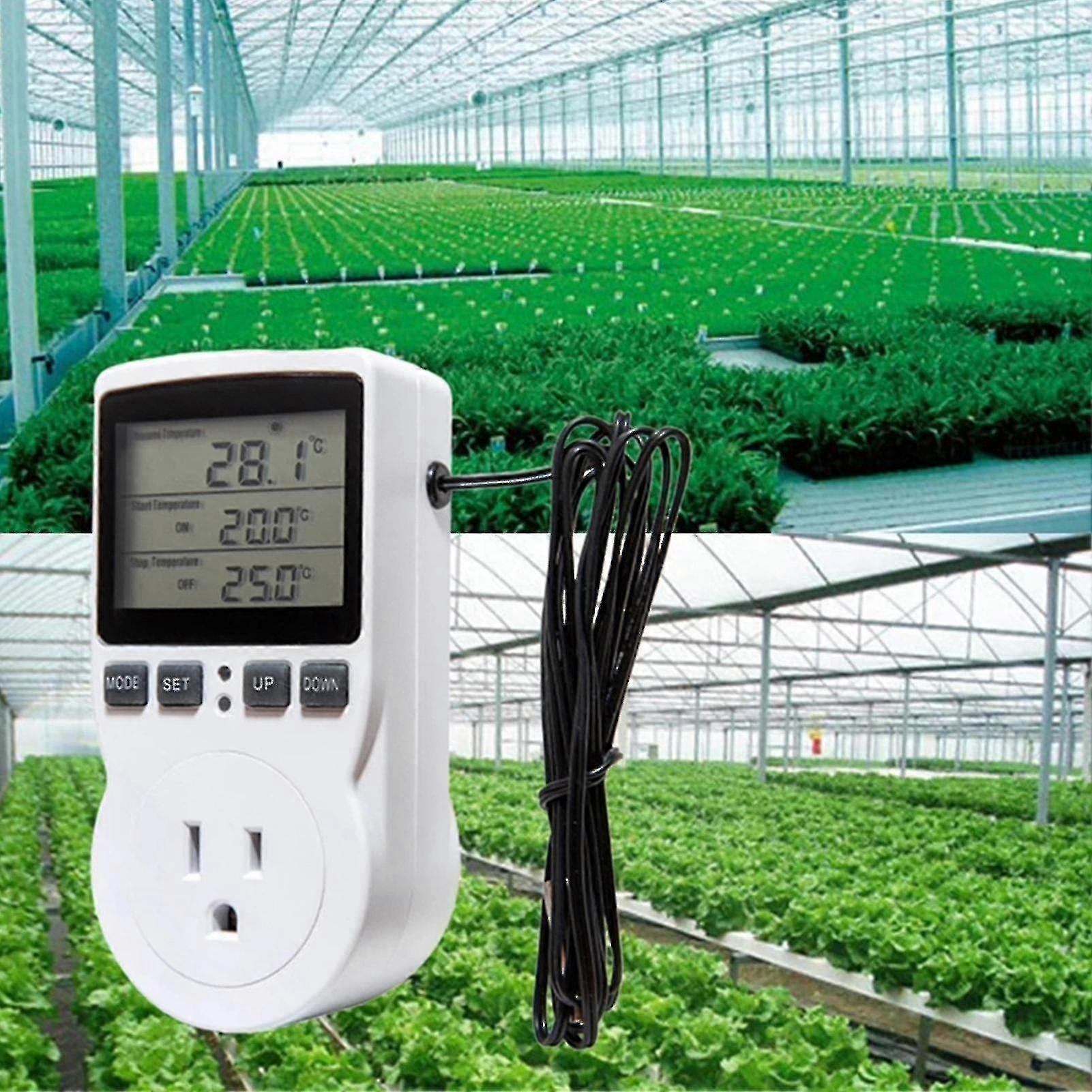 Temperature Controller 16a 230v Large Screen Lcd Display Digital ...