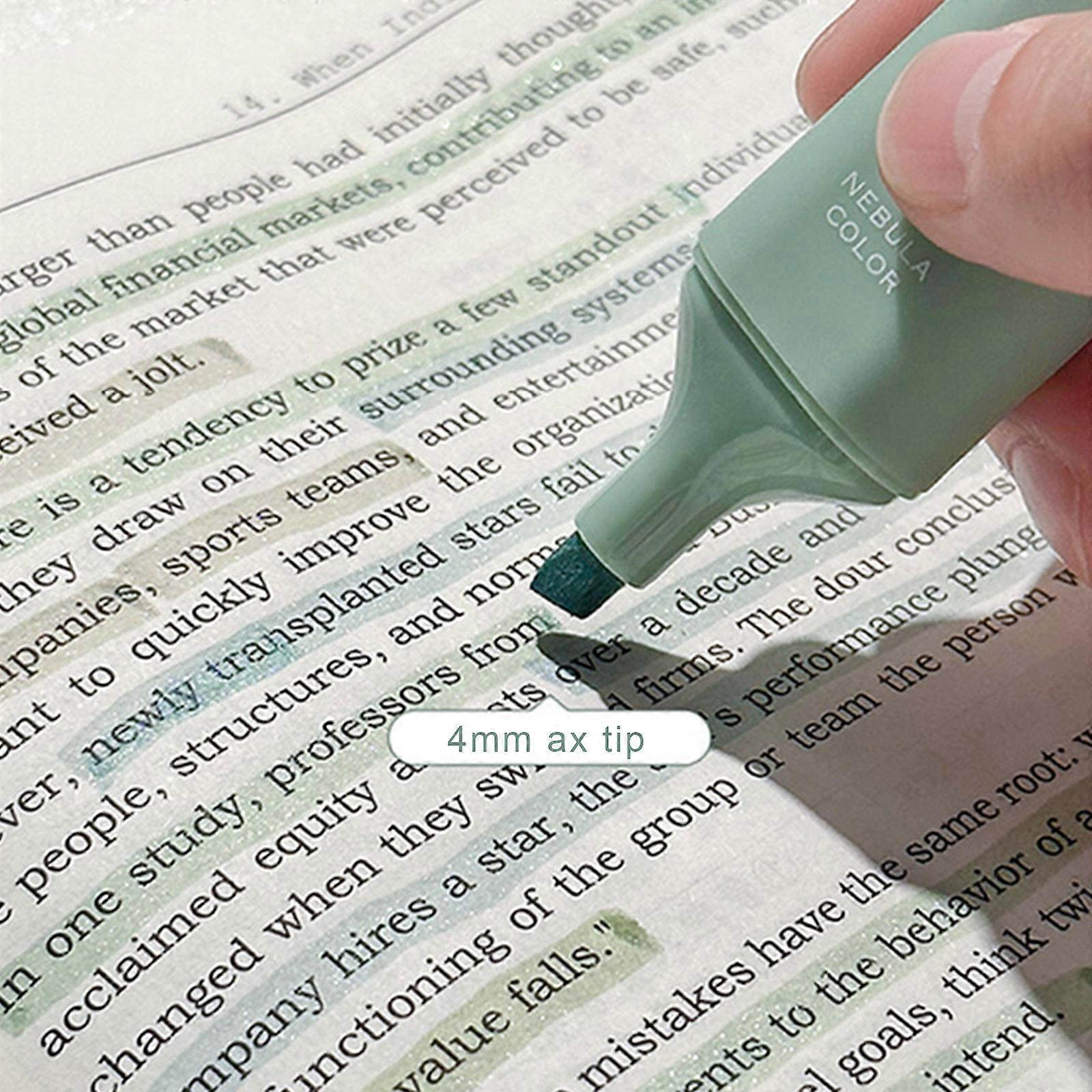 4PCS Glitter Highlighters Nebula Color, Pink Glitter Highlighter Pens ...