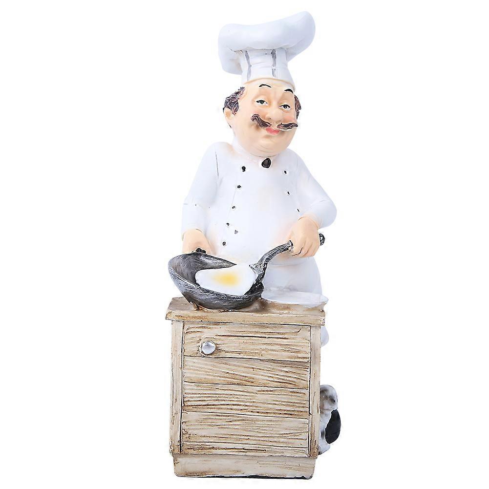 Craft Gift Fashion Chef Resin Decoration Lifelike with Smooth Lines for ...