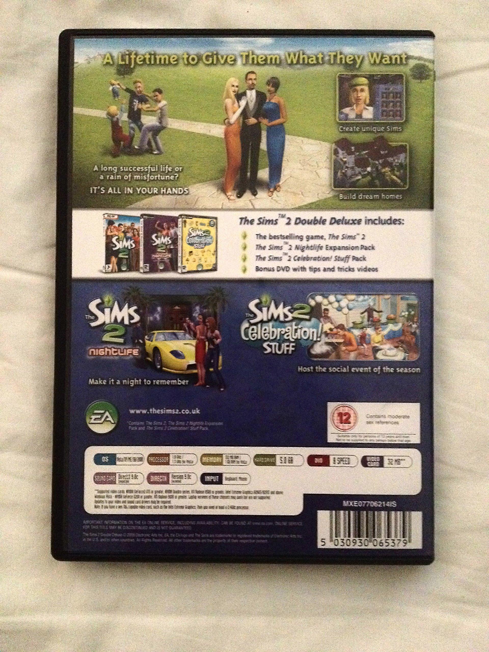 The Sims 2 Double Deluxe (PC DVD) - New & Sealed | Fruugo US