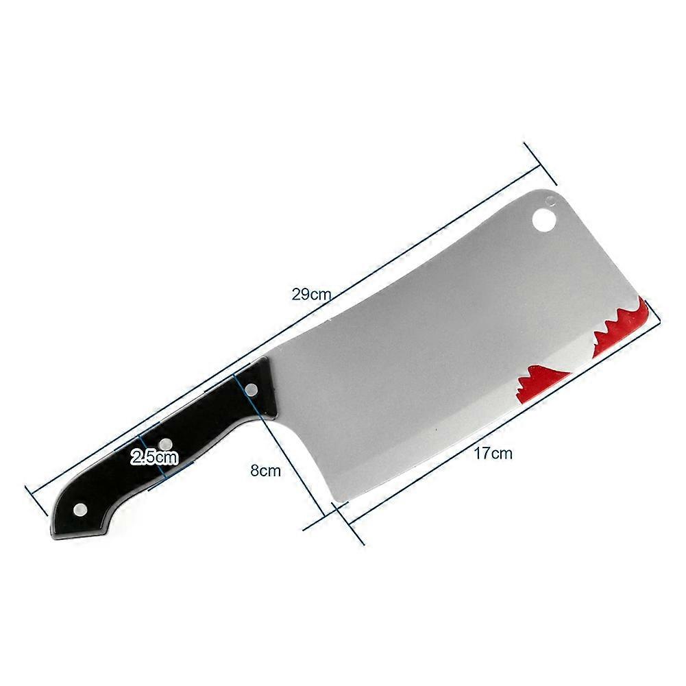 Bloody Cleaver, Fake Knifes Realistic Kitchen Cleaver Prop for ...