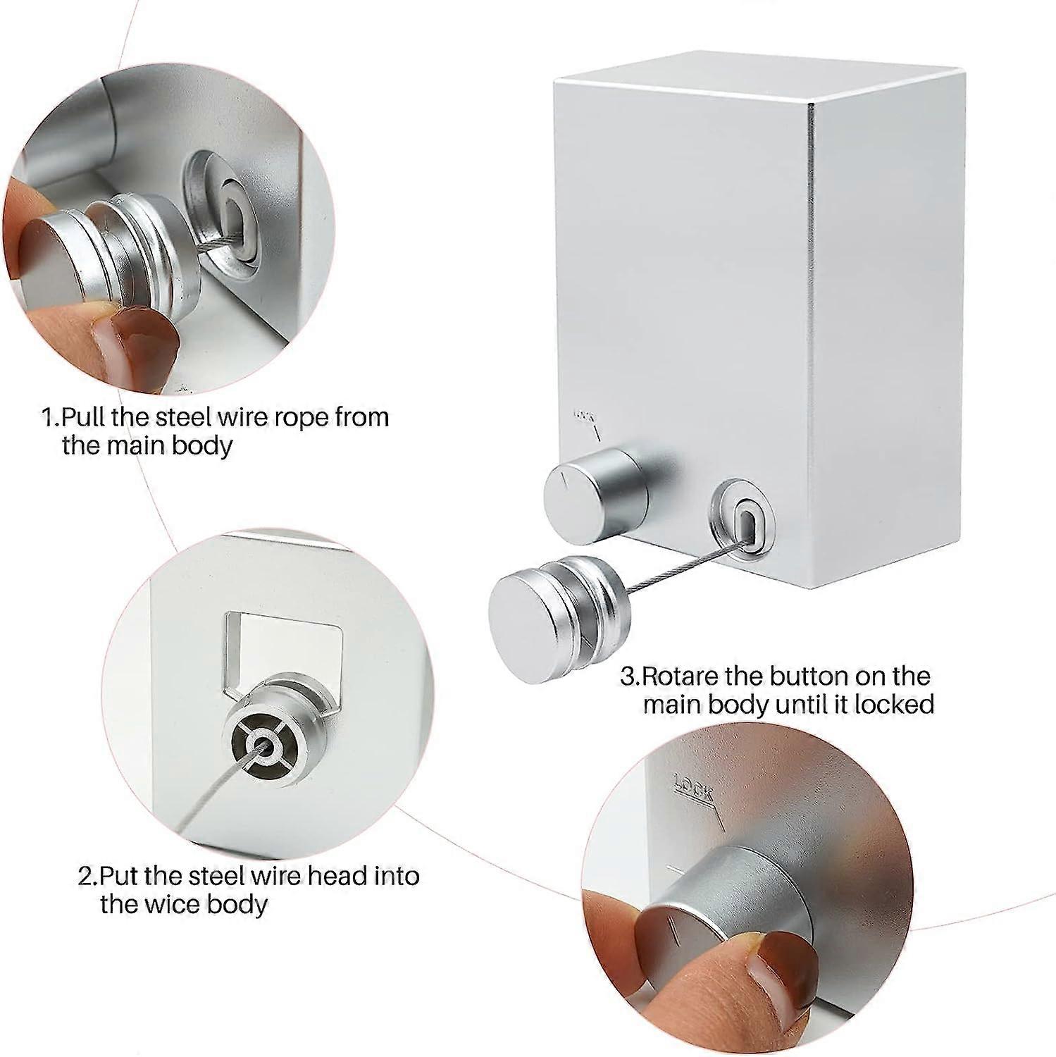 Expandable Clothesline With Joint 4.2m Adjustable Retractable ...