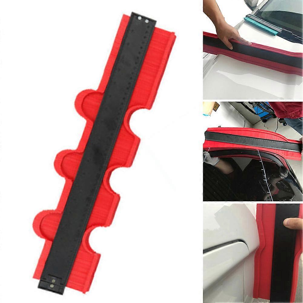 50CM Car Dent Measuring Tool Car Body Panel Repair Ruler Profile Gauge ...