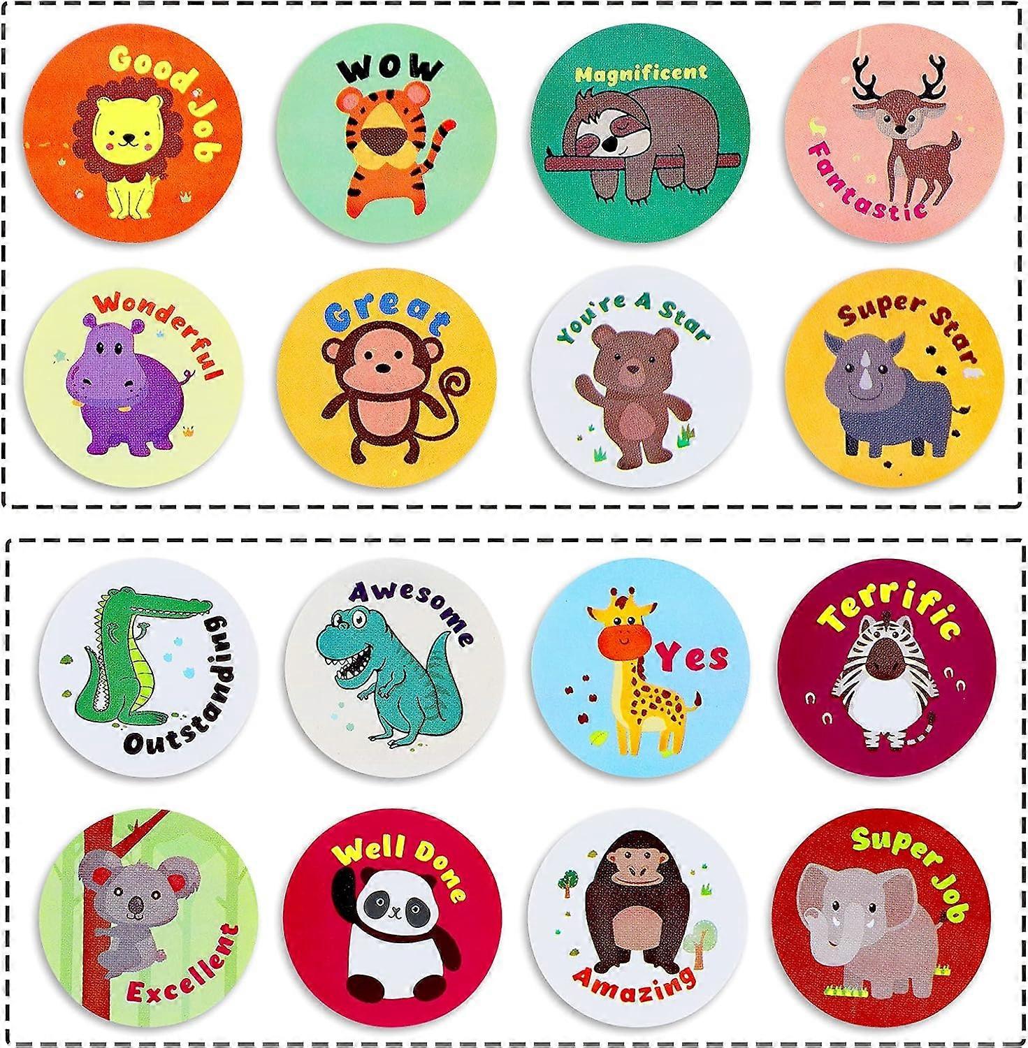 1000 Pieces Potty Training Stickers Kids Reward Stickers for Teachers ...