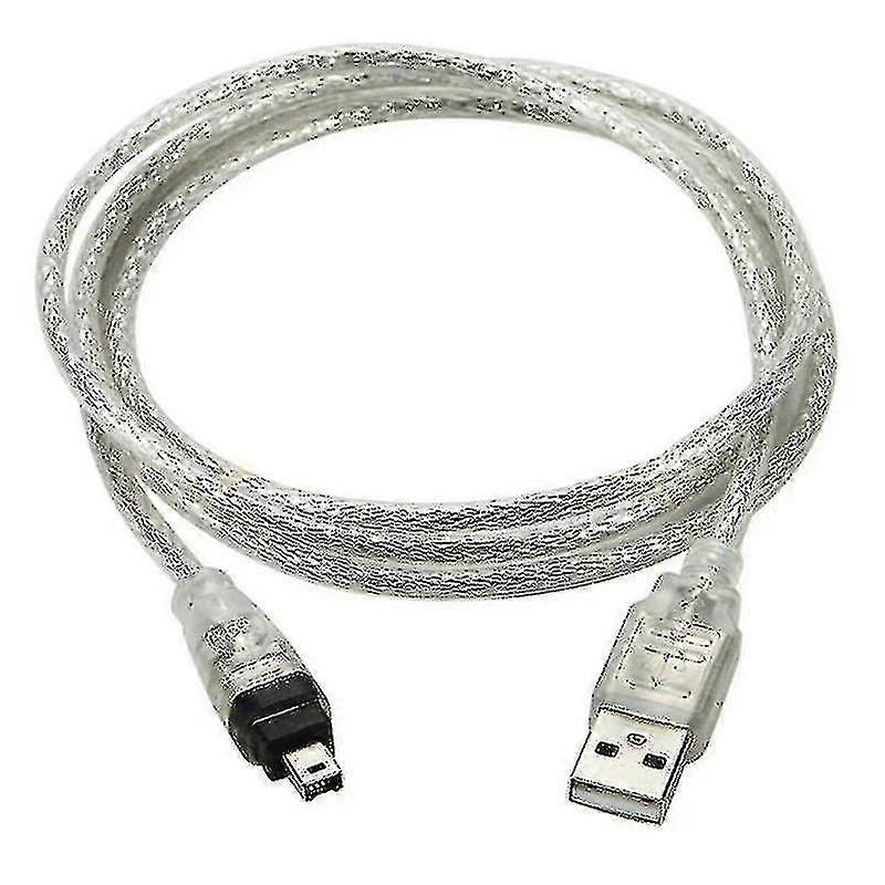 Usb Male To Firewire Ieee 1394 4 Pin Ilink Adapter Cord 1394 Cable For ...