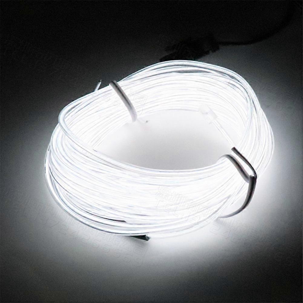 Neon LED Lights Glow EL Wire String Strip Rope Tube Car Interior ...