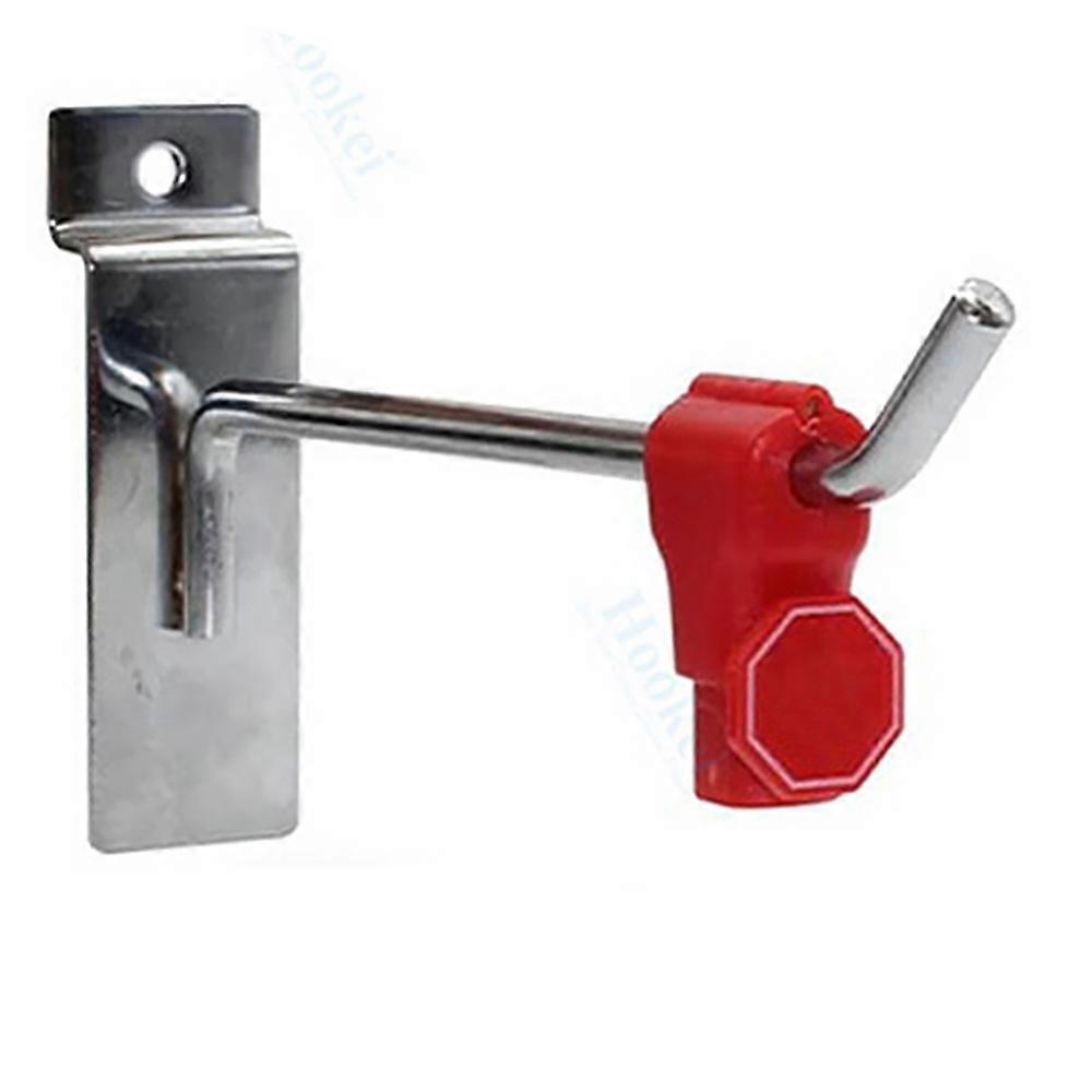 6mm Peg Hook Lock Stop Lock Plastic Red Stop Lock Anti-theft Lock ...