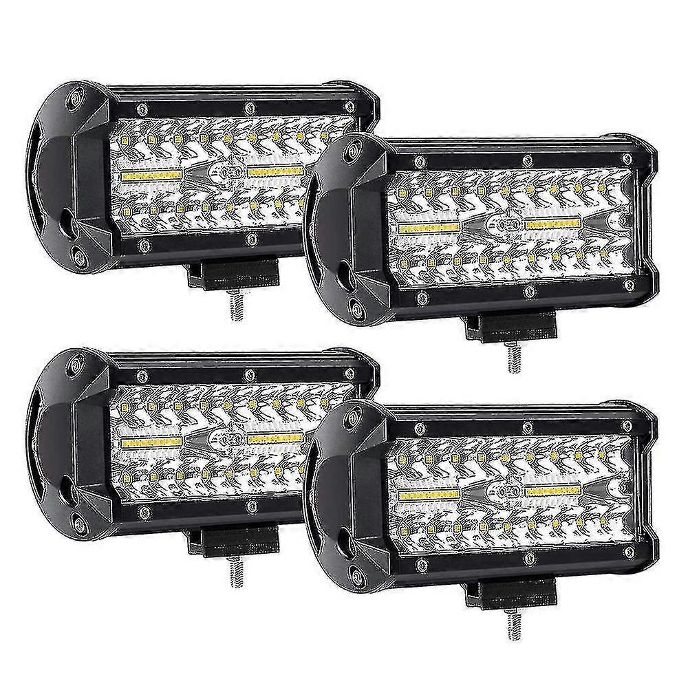 4 X 240w 7inch Led Light Bar 24000lm Led Spot Flood Combo Beam ...