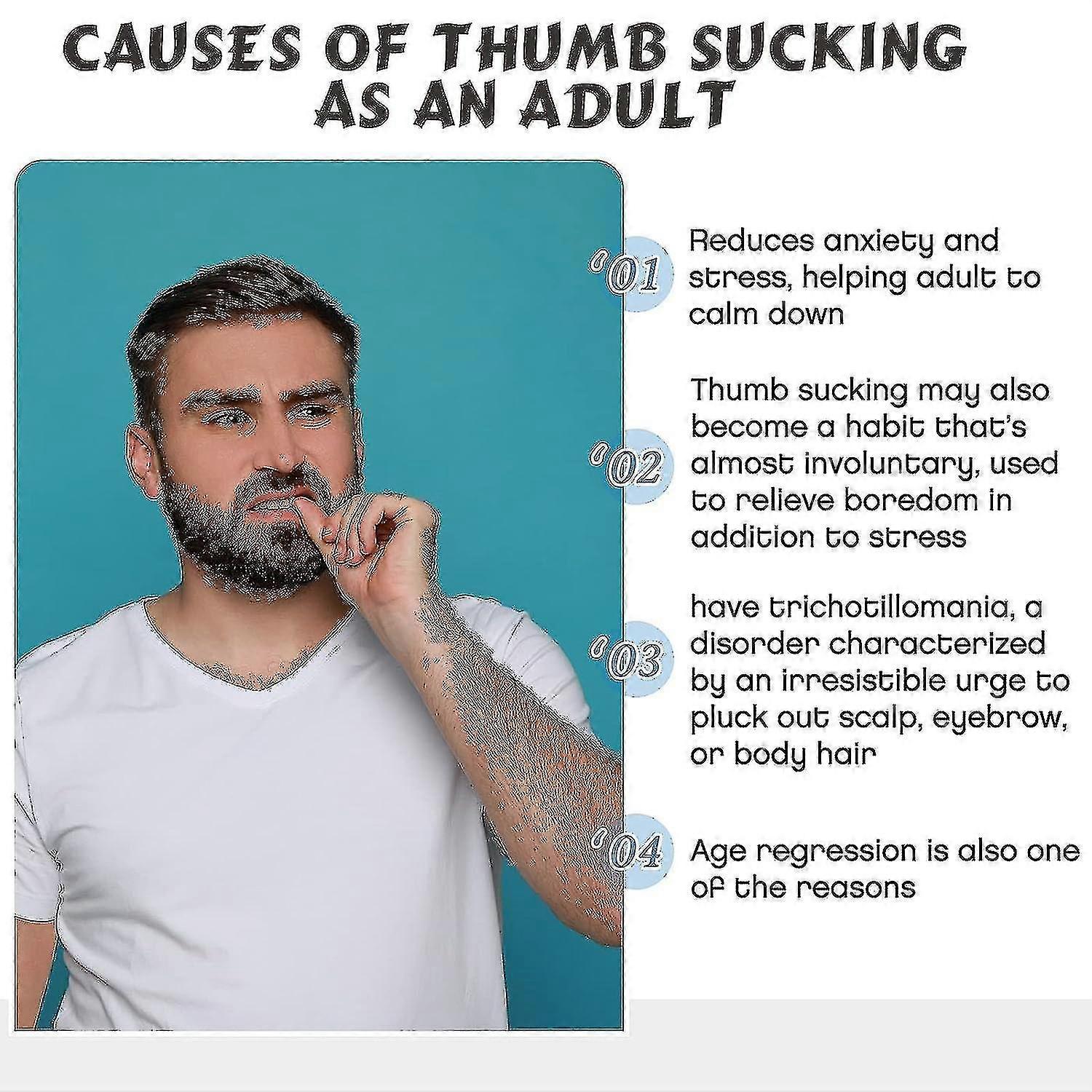 Adult Thumb Guard Habit Thumb Breaker Thumb Cover Thumb Glove To Help ...