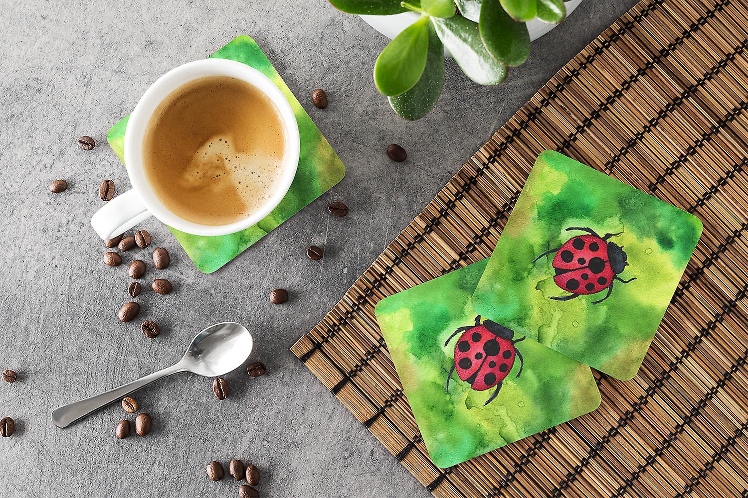 Carolines Treasures BB5770FC Irish Lady Bug Foam Coaster Set of 4 ...