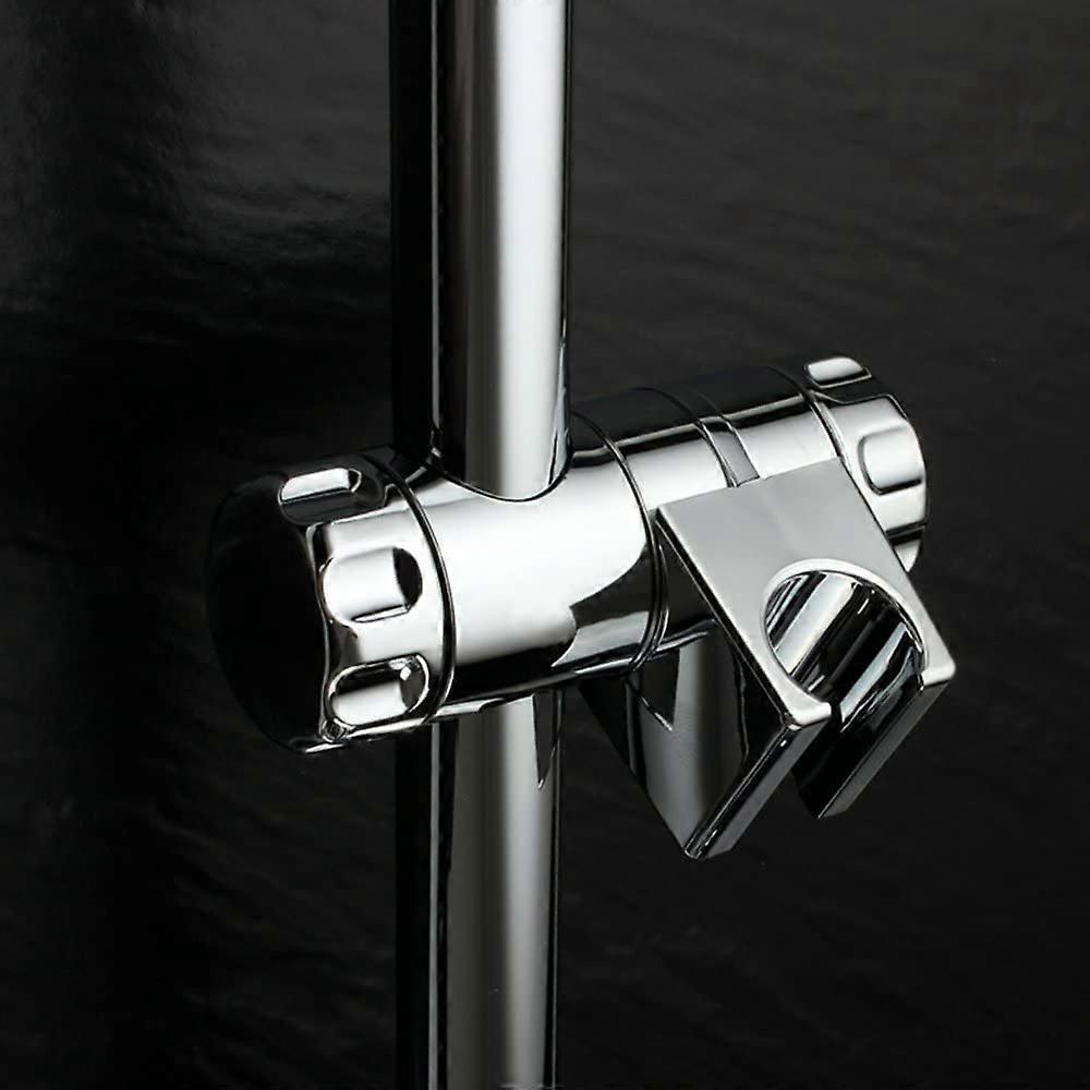 25mm chrome shower head holder with clasps for 25mm shower bar | Fruugo UK