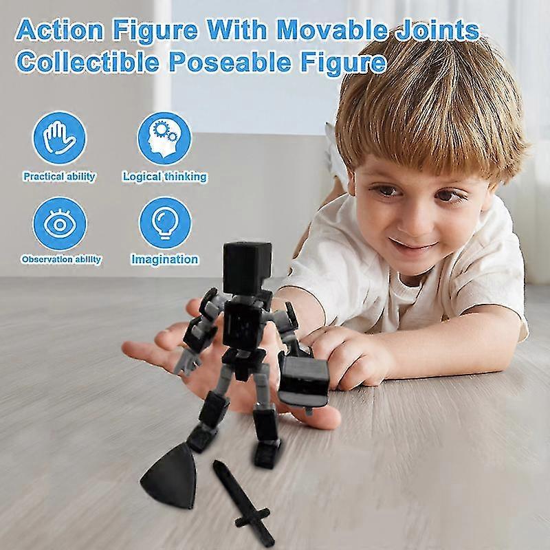 Action Figure，Action Figure 3D Printed Multi-Jointed Movable Figure ...
