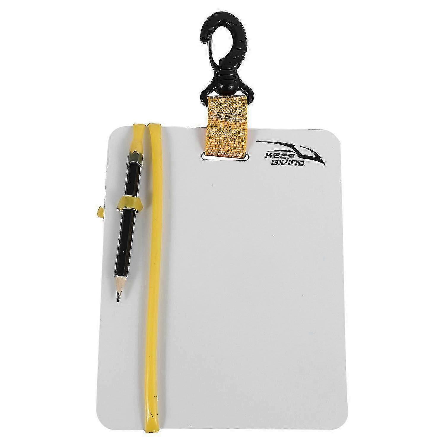 Underwater Writing Diving Wordpad Gear Board with Swivel Clip and ...