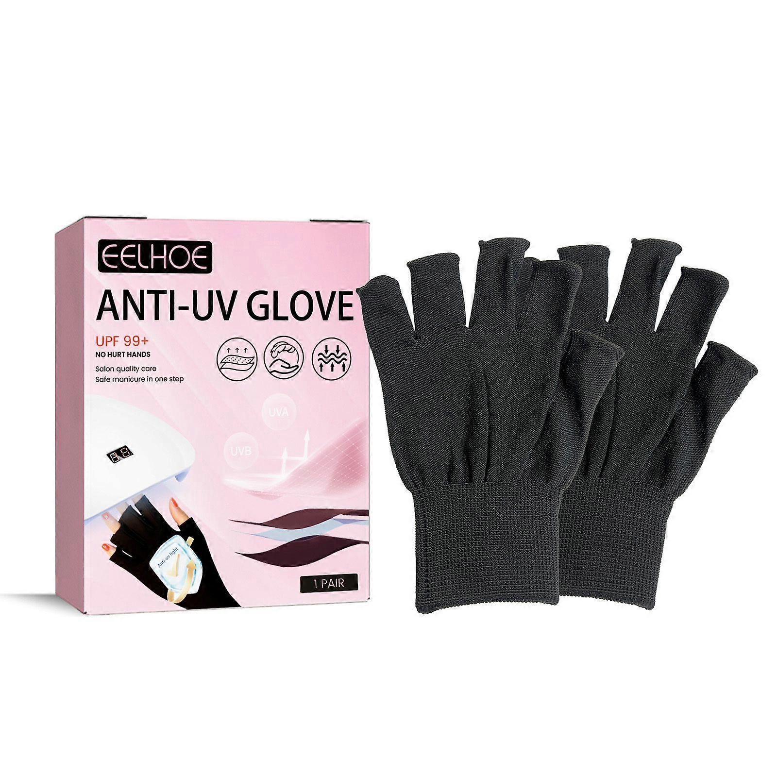 Anti-UV Glove, Anti-Suntan Hand Baking Lamp Blocking Gloves For Nail ...