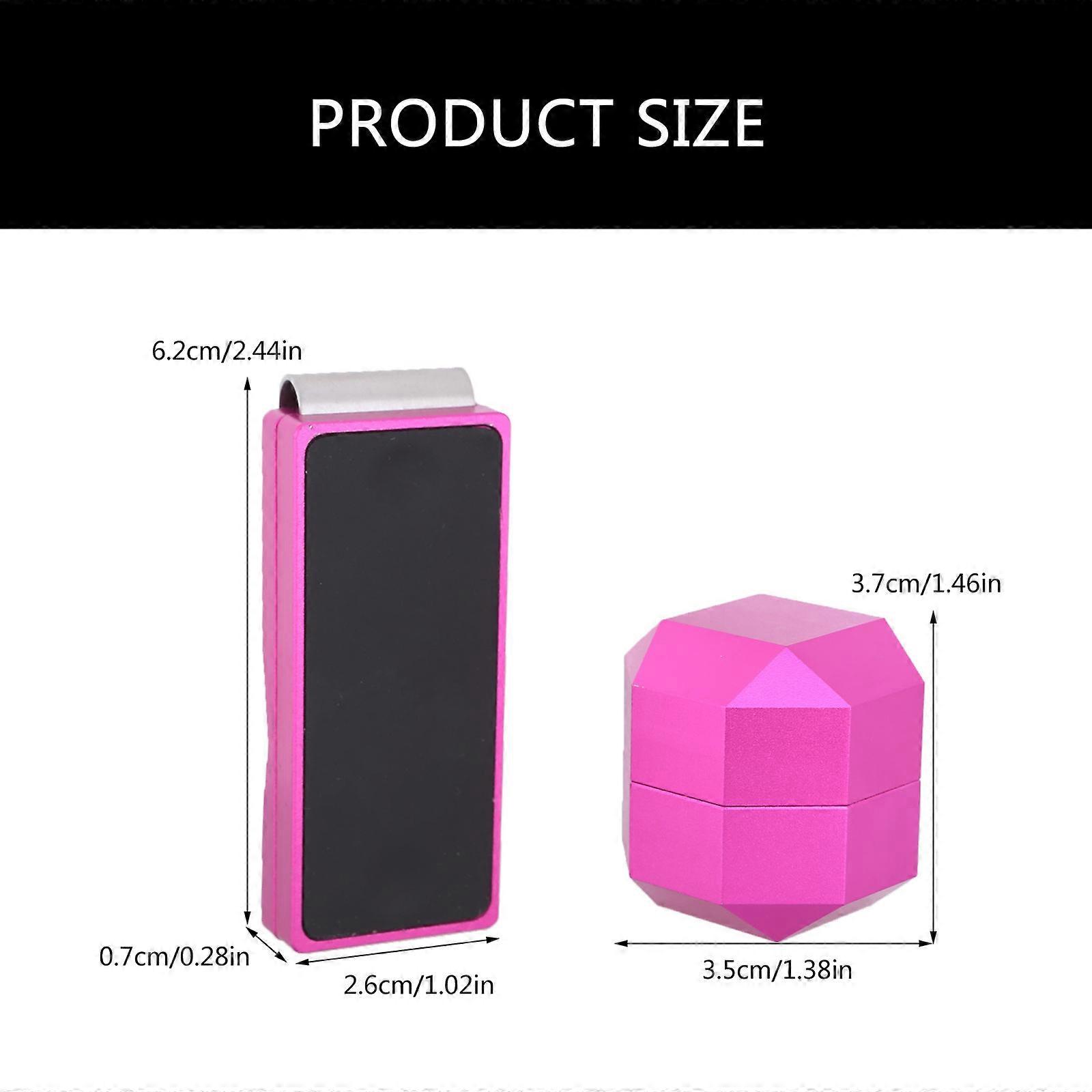 Portable Billiard Cue Chalk Case Snooker Tool Holder Clip Aluminum ...