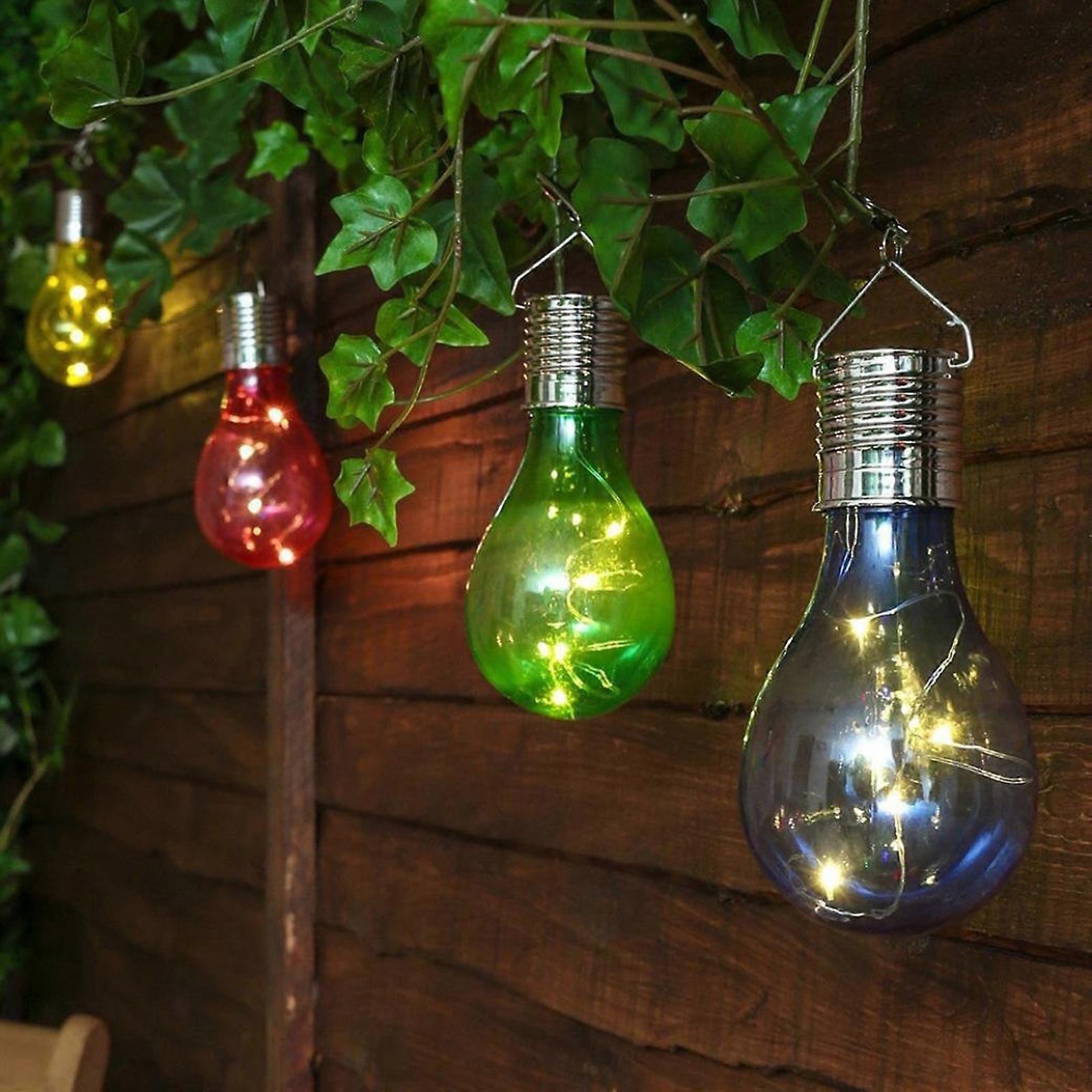 Solar Decorative Bulbs, Portable Solar-Powered LED Bulbs For Patio And ...