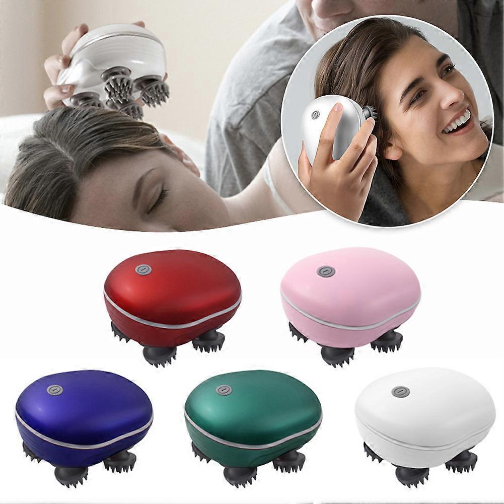Electric Head Scalp Massager Battery Powered Head Massager Machine for ...