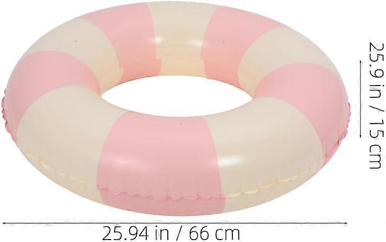 Inflatable Swim Ring for Adults, Durable PVC Pool Float with Vibrant ...
