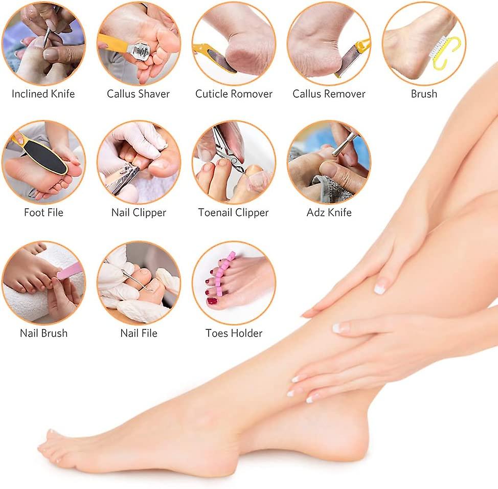 Foot File Set Callous Planer Callus Removal Foot Care Set, Professional ...