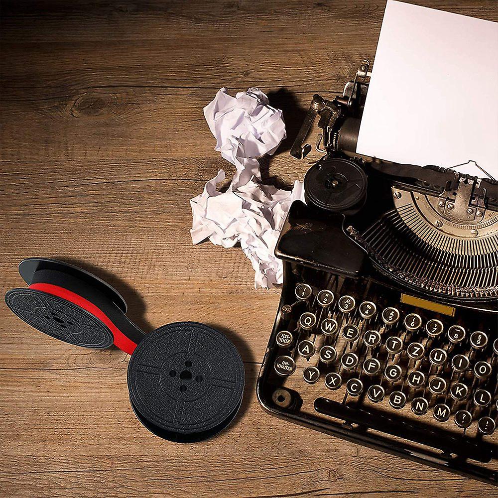 1pack Typewriter Ribbon Twin Spool Typewriter Ribbon Red And Black Twin ...