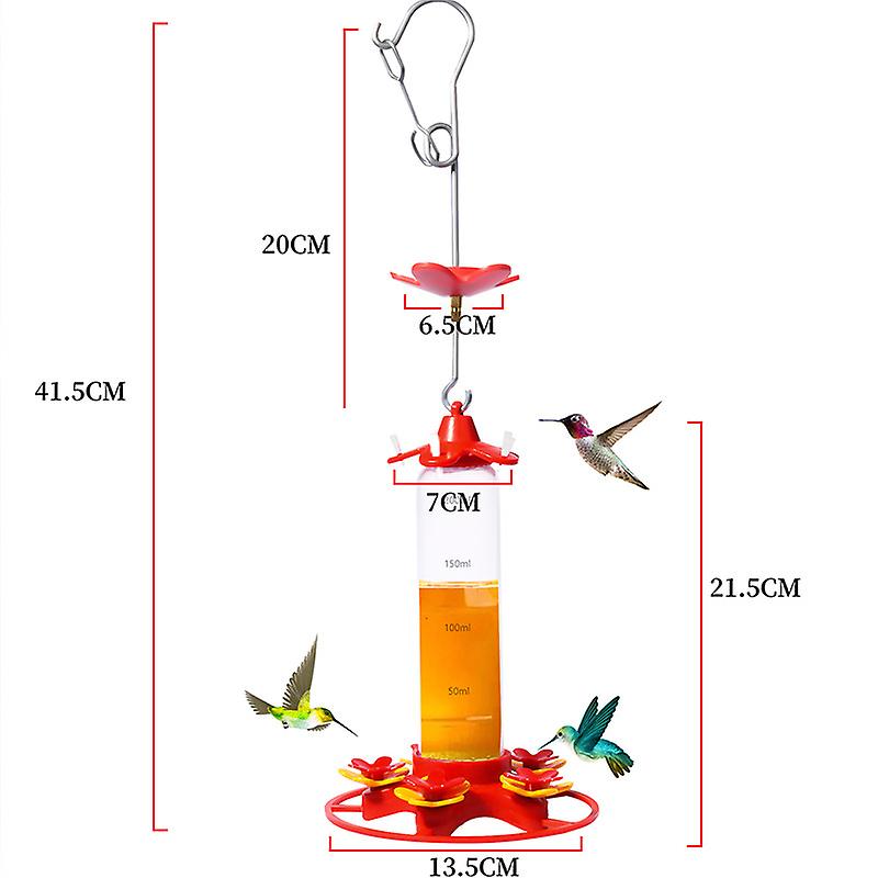 Outdoor Hanging Hummingbird Feeder, Suitable For Outdoor, Garden ...