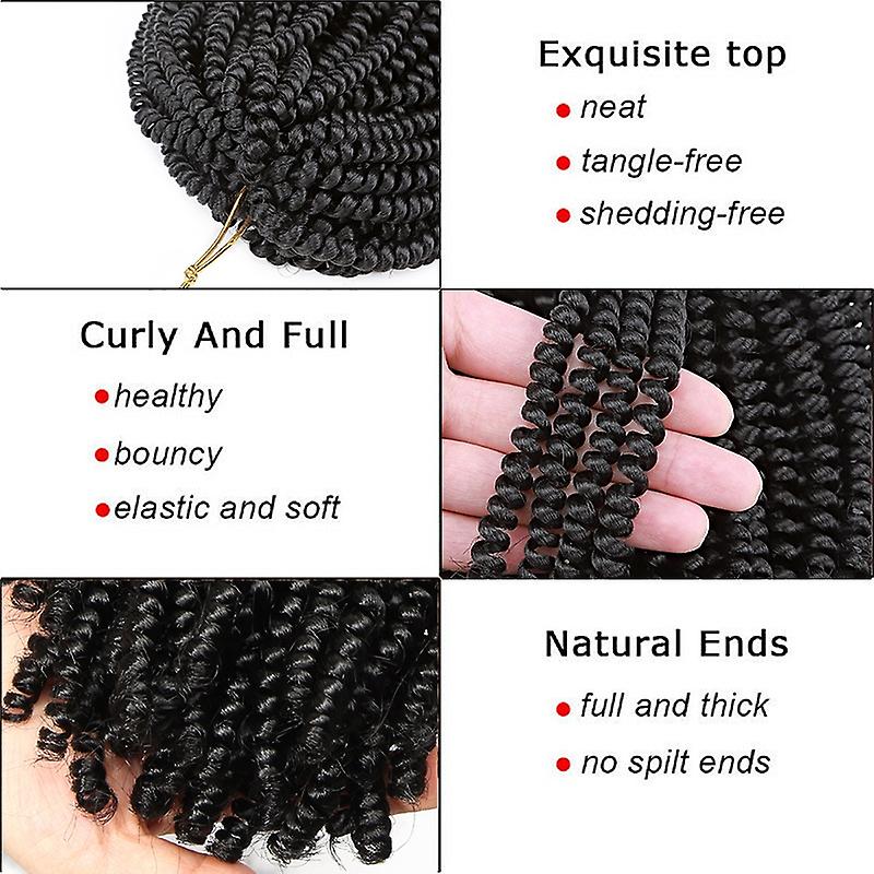 Spring Crochet Braid Hair Soft Hair Extensions Synthetic Curly ...