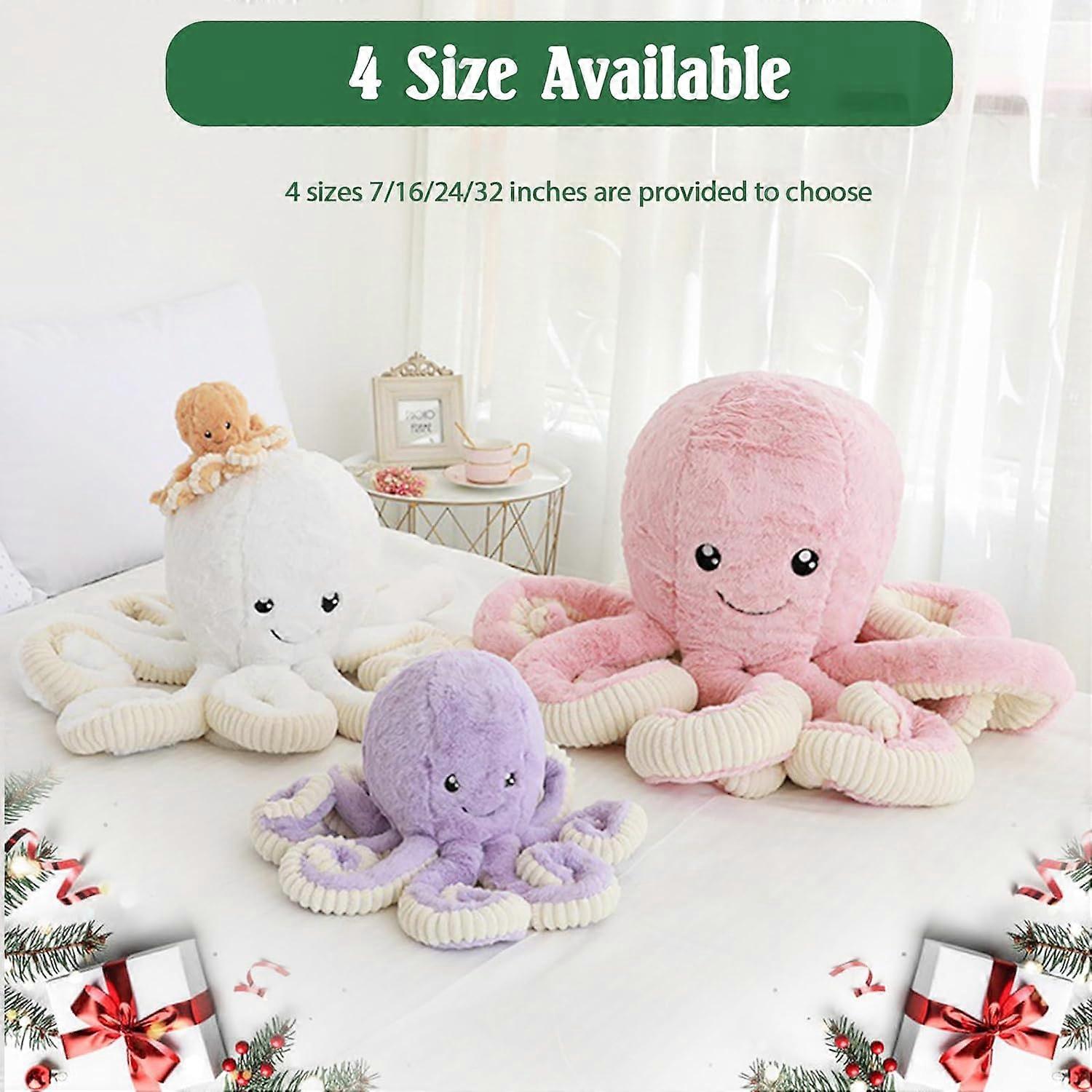 Octopus Stuffed Animals, Giant Octopus Plush Doll Play Toys for Kids ...