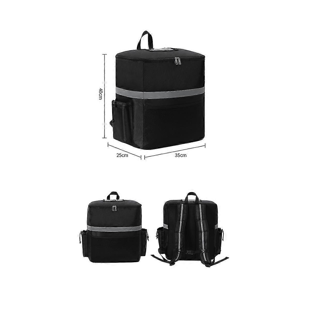 Food Delivery Backpack Pizza Delivery Bag Insulated Delivery Bag For ...