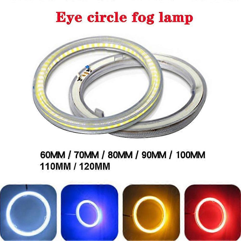 Sinknap 60mm-120mm Car Vehicle Universal Cob Angel Eye Led Ring Light ...