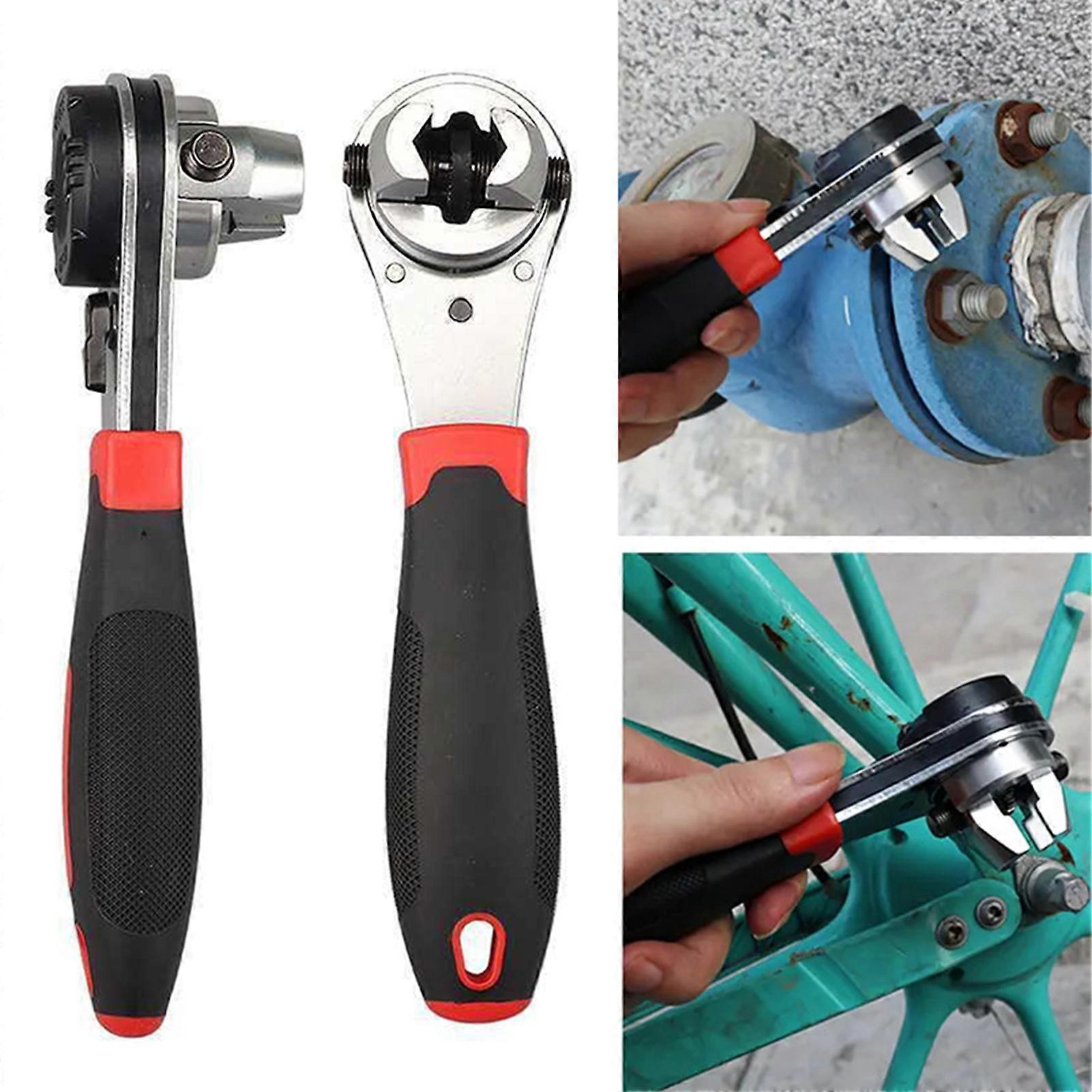 Universal Socket Torque Ratchet Wrench Anti-Slip Handle Ergonomic ...