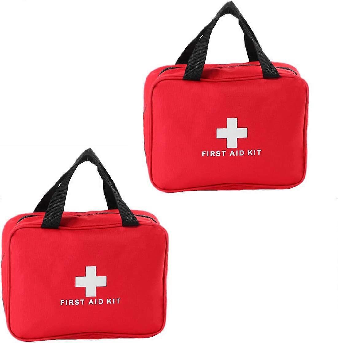 1PCS First Aid Kit Medical Storage Bag Red Trauma Bag for Emergency ...