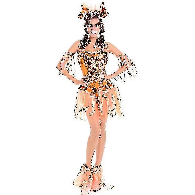 Halloween Costumes For Women Cute Goldfish Cosplay Gold Fish Costume ...