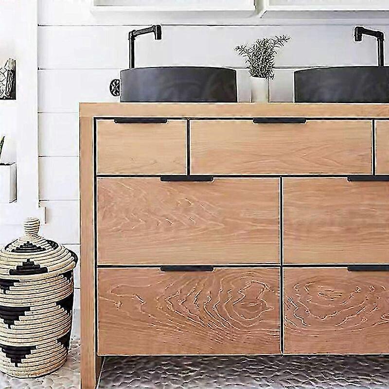 10pcs Kitchen Cabinet Drawer Cabinet Handle, Curved Drawer Handle Door ...