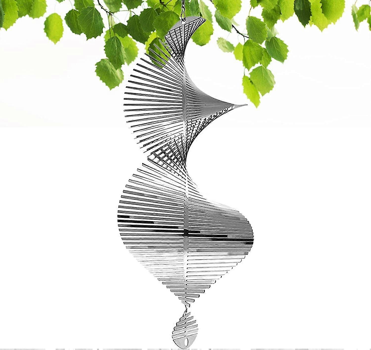 3d Metal Wind Hanging Spinner Sun Spiral Wind Chimes Wind Sculptures ...