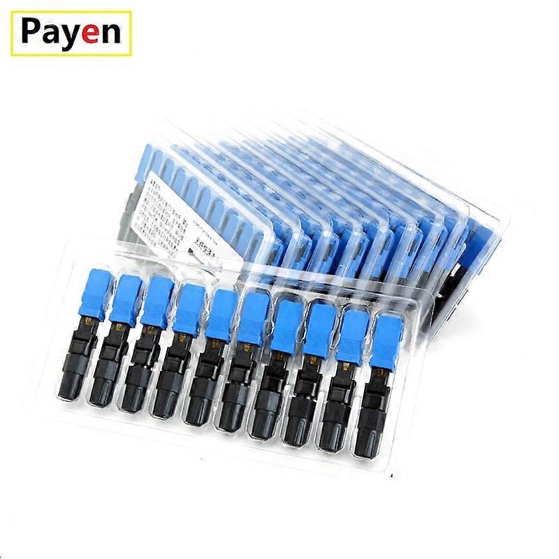 150PCS Embedded Fiber Optic Fast Connector Single Mode Fiber Optic Adapter SC UPC Cold ...