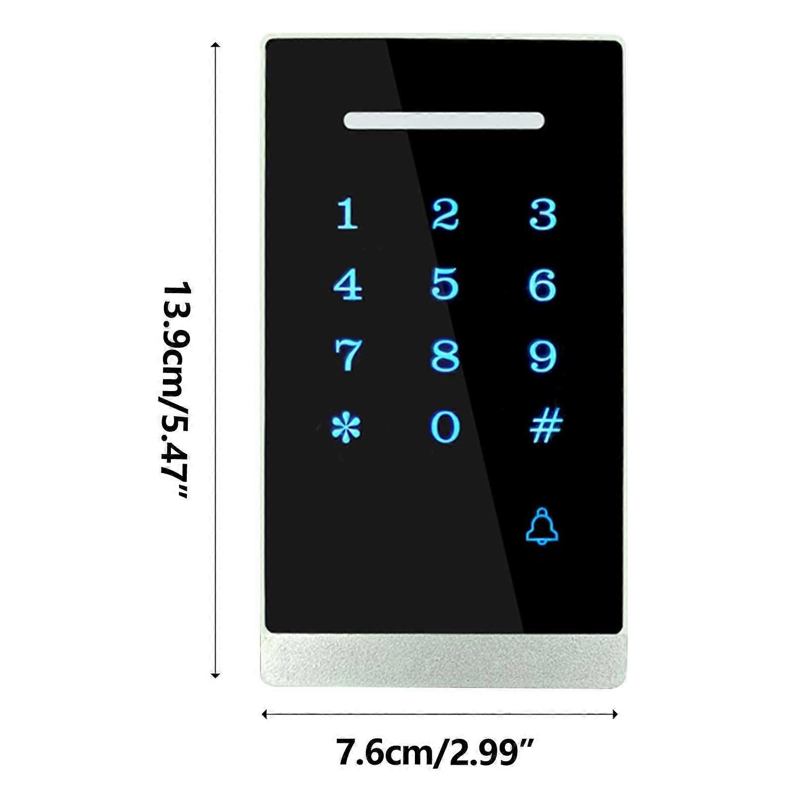 Security Door Access Control Keypad, Stand-Alone Keypad, Support 2000 Users, Door Lock Keypad ...