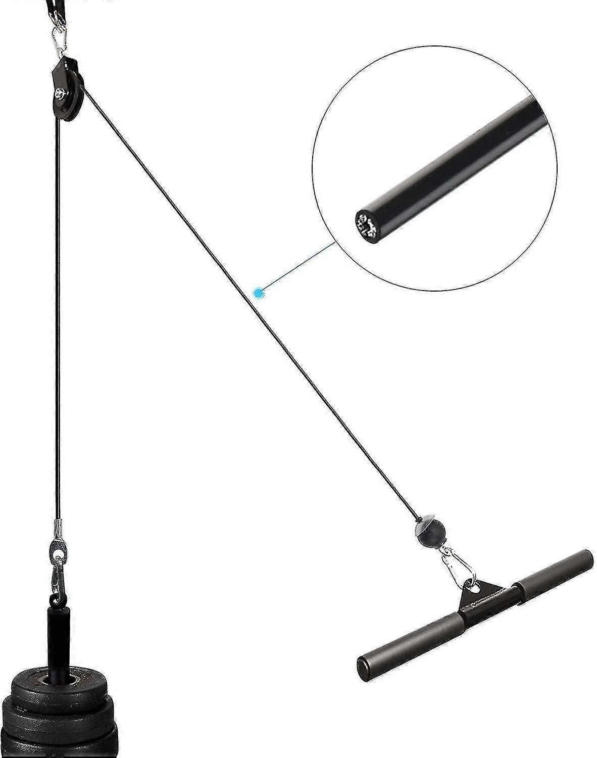 Gym Cable, Fitness Steel Wire Rope Diy Lat Home Gym Pulley Cable ...