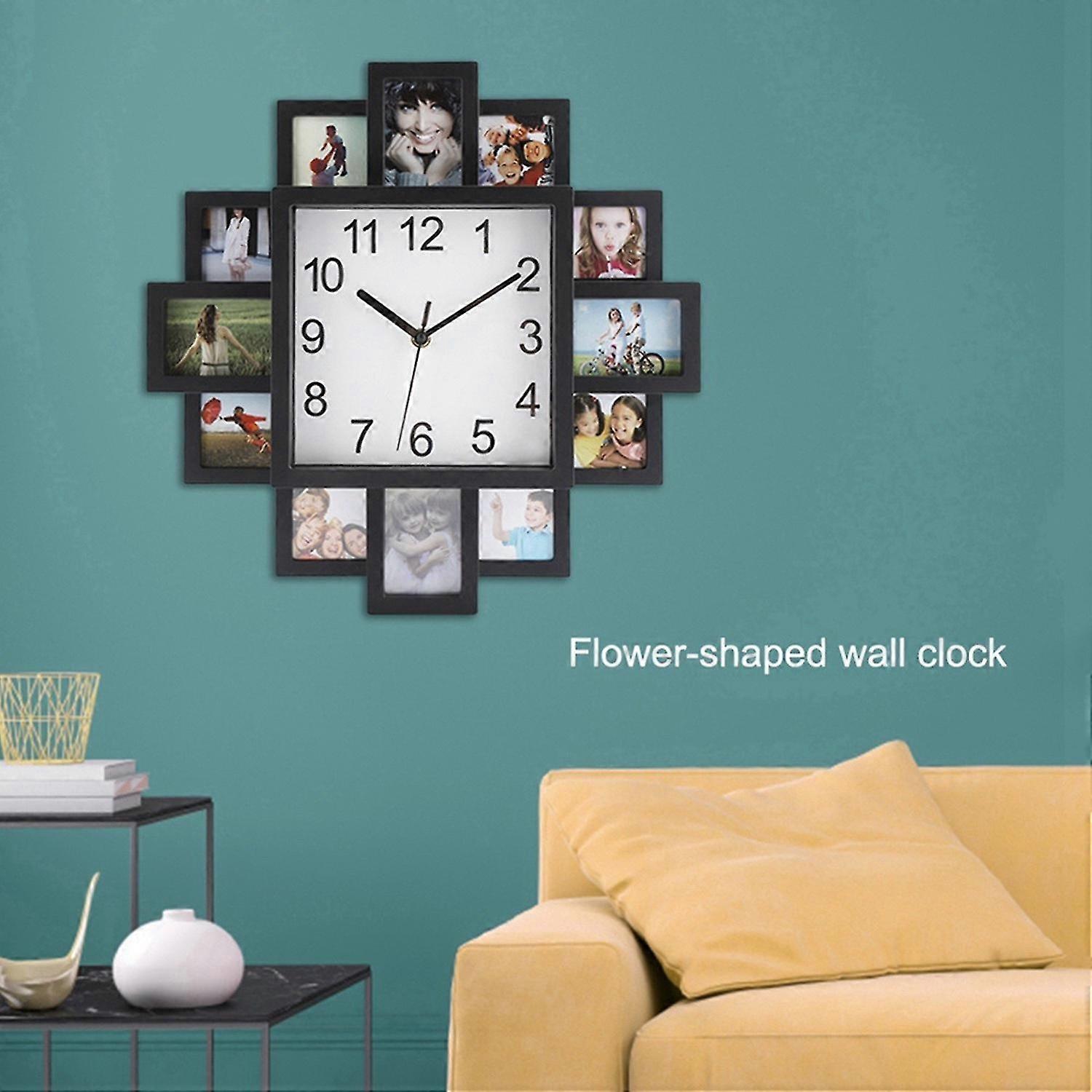 Photo Frame Wall Clock New Diy Modern Desigh Art Picture Clock Living ...